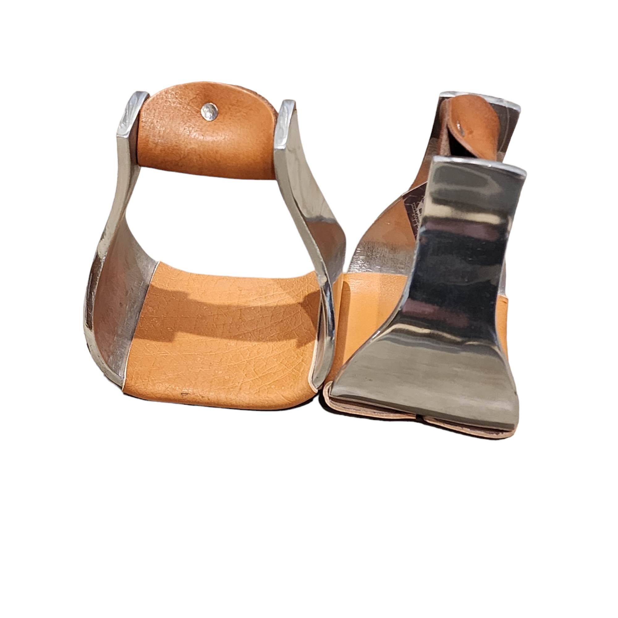 Metal Bell Style Stirrups | Katy's Corral, LLC (Square)