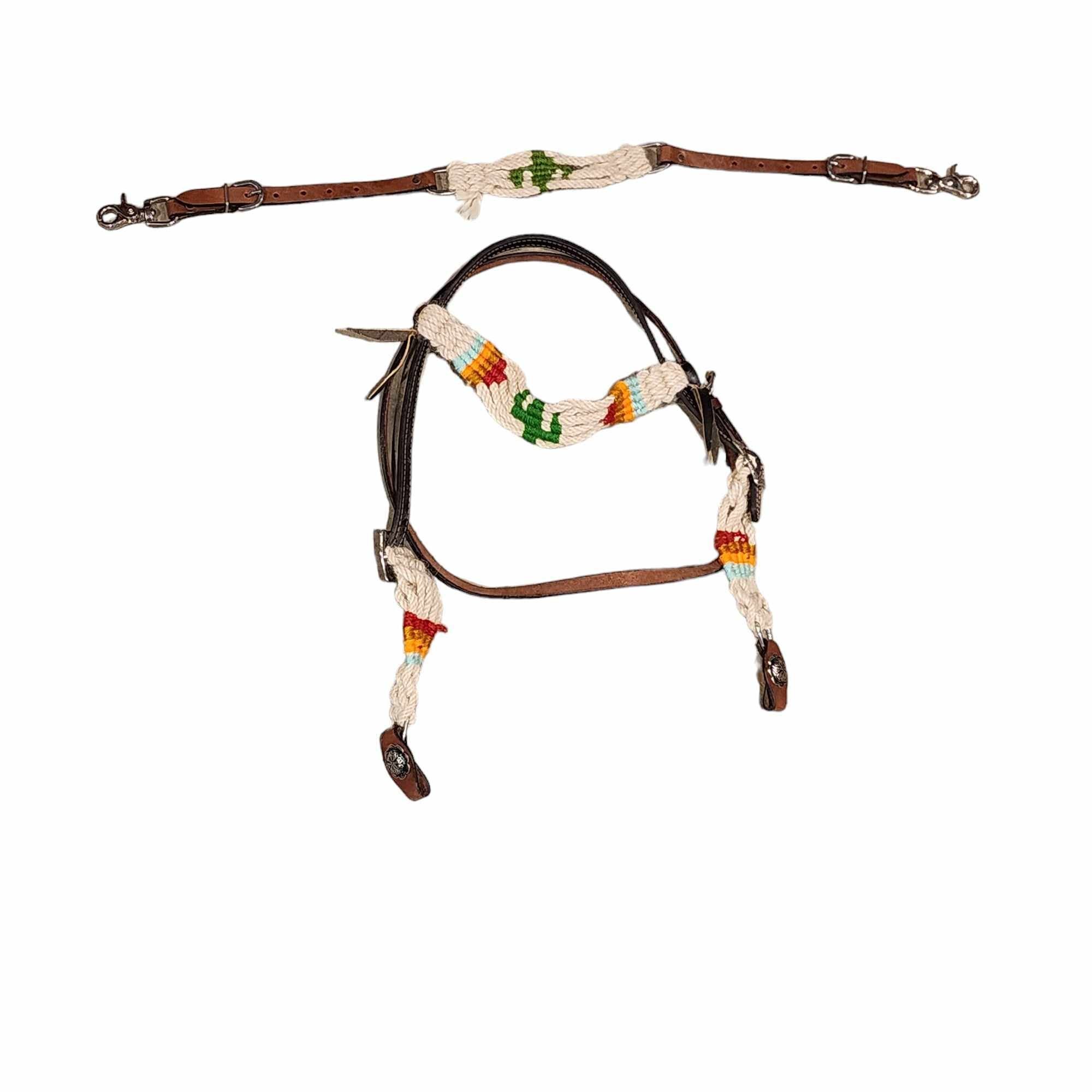 Headstall with Throat Latch and Withers Strap | Katy's Corral, LLC (Square)