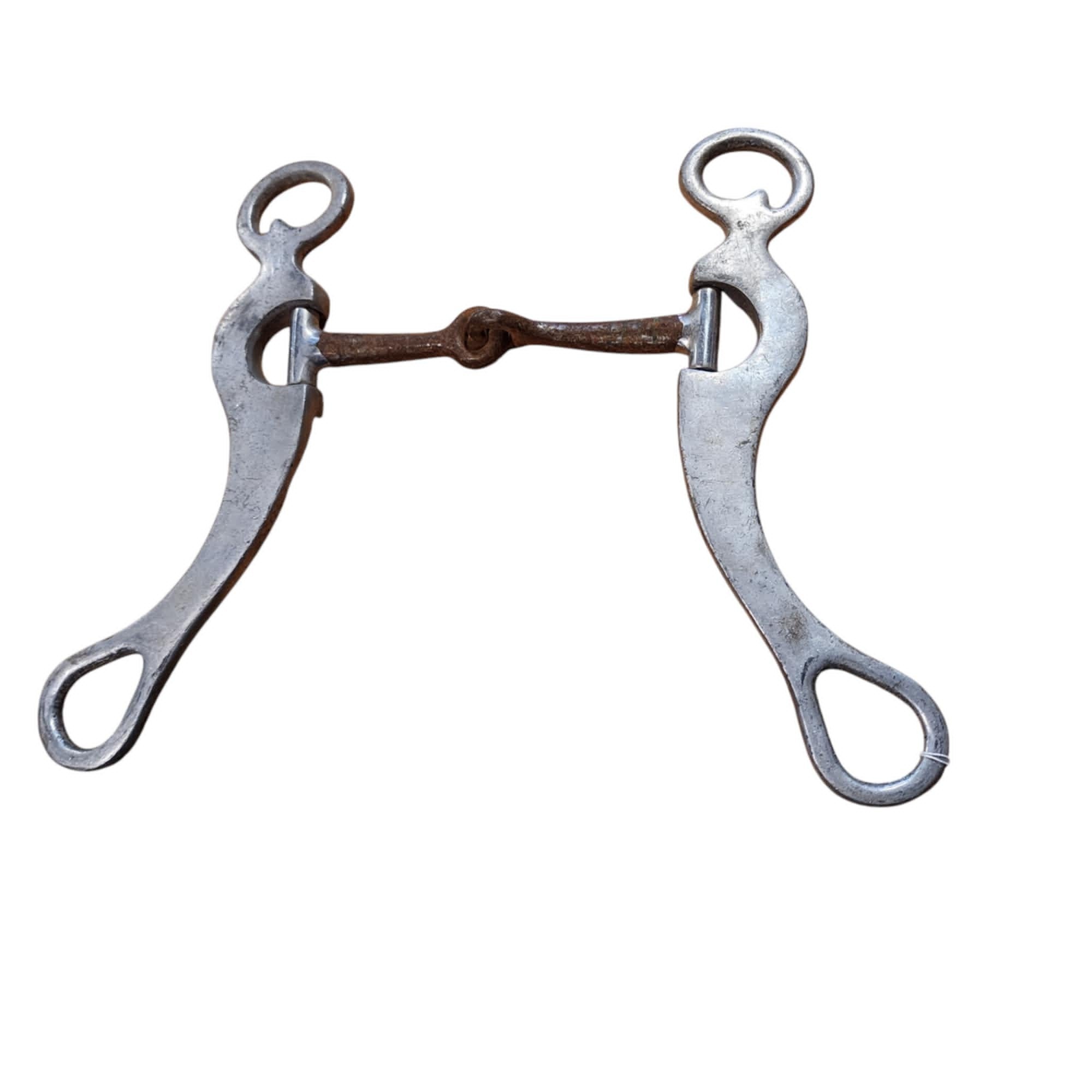 Used Aluminum Long Shank Snaffle Bit | Katy's Corral, LLC (Square)